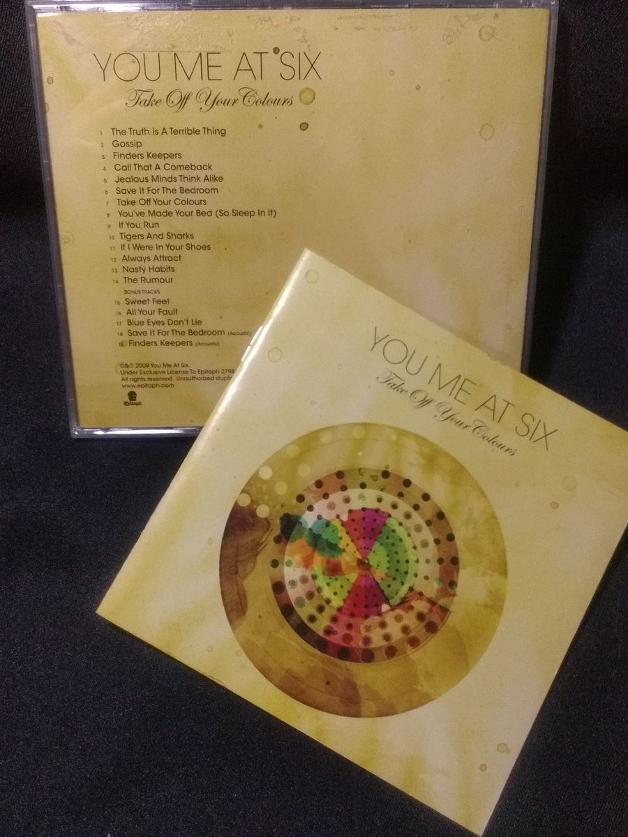Cd You Me At Six Take Off Your Colours | Item de Música Cd Usado ...