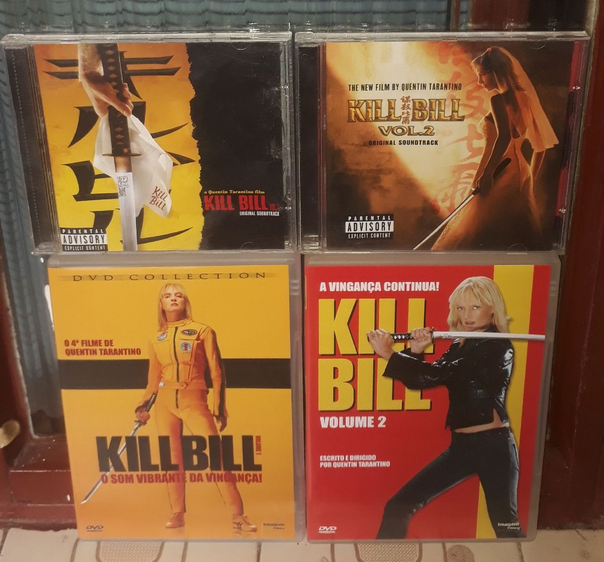 Cds + Dvds Filmes Kill Bill Vol. 1 e Vol. 2 | Item de Música Kill Bill ...