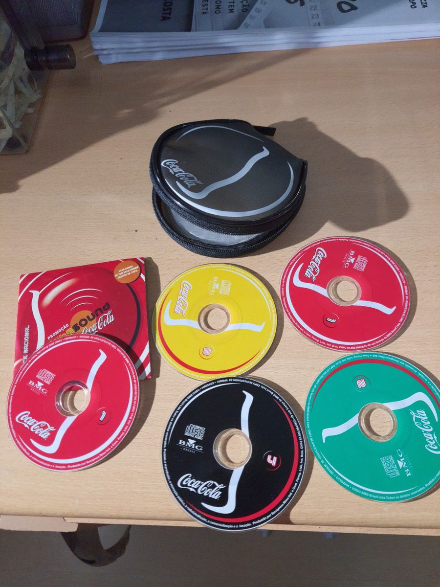 Cds. Vibe Sound. - 4 Mini Cds Mais 1 Mini Cd Avulso. _coca-cola ...