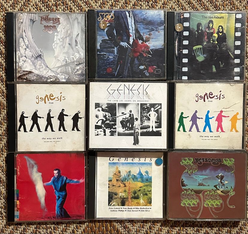 Cds Yes/genesis/peter Gabriel | Item de Música Cds Nunca Usado ...