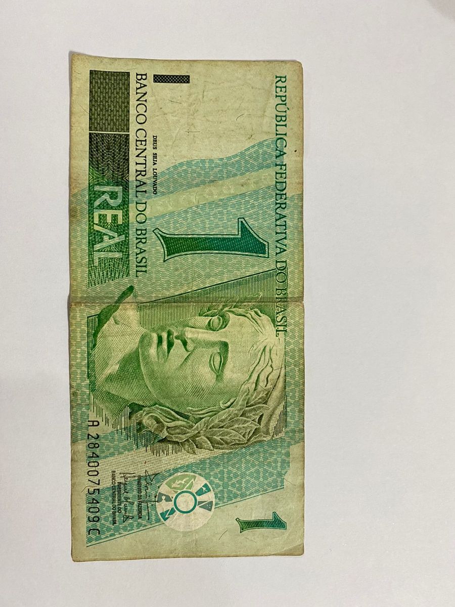 Cédula de 1 Real - Nota de 1 Real - Raridade | Produto Vintage e Retro ...