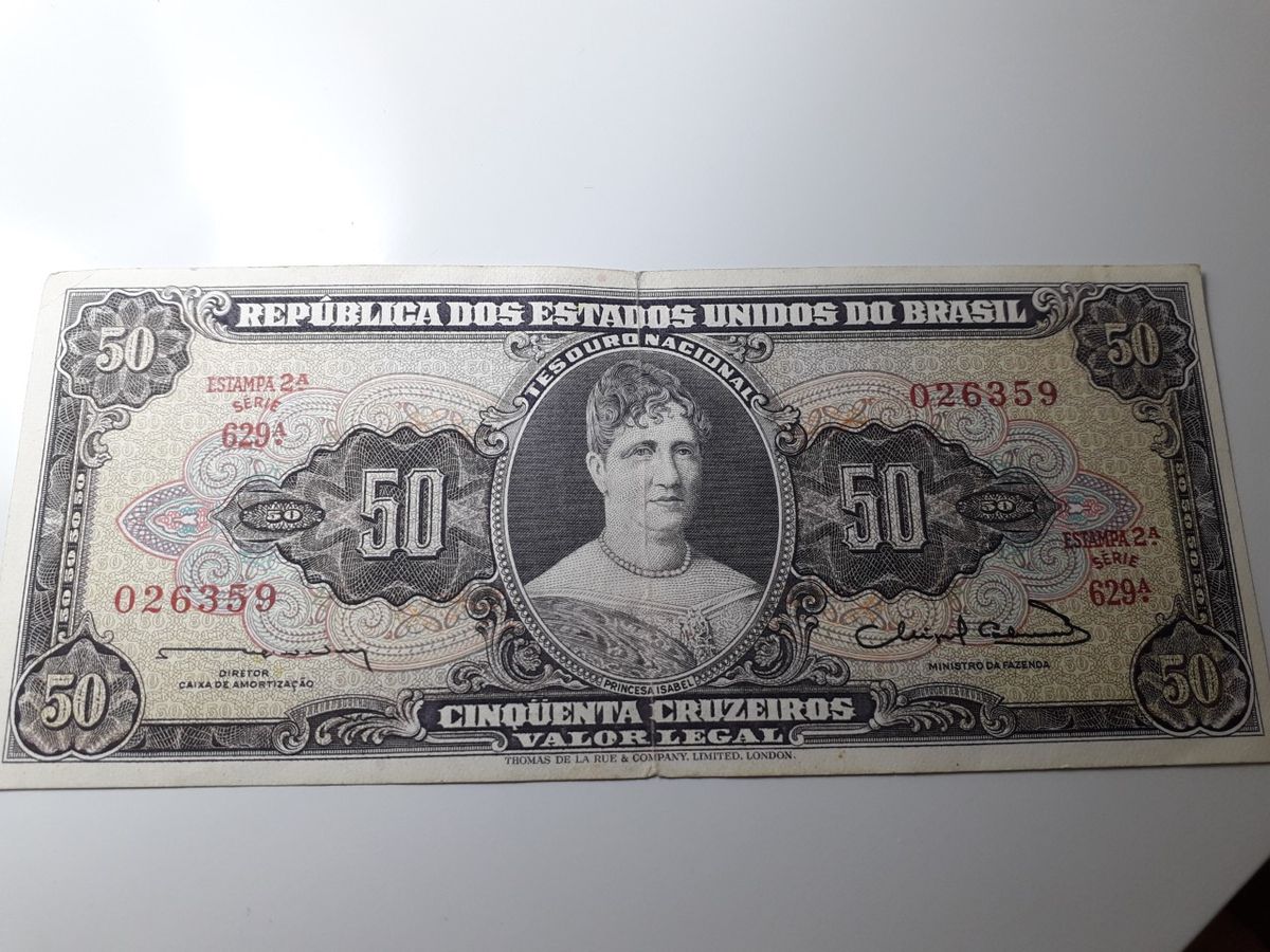 Cédula Antiga Brasileira | Móvel de Antiquário Usado 64235474 | enjoei