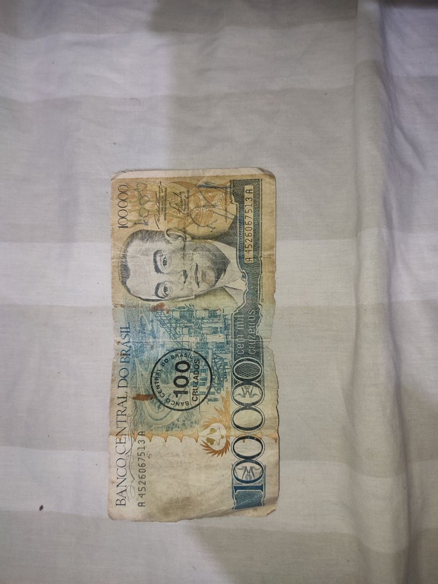 Cédula Antiga | Produto Vintage e Retro Cédula Antiga Usado 76753600 ...