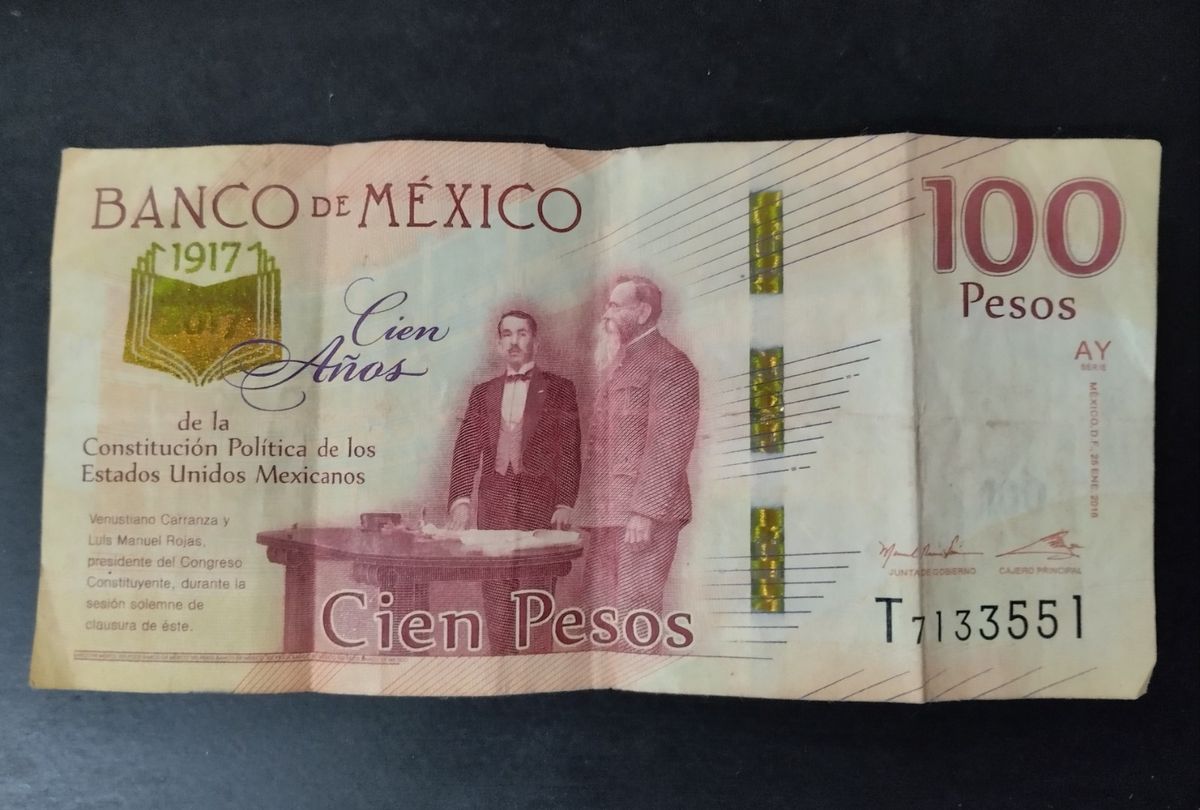 c-dula-comemorativa-do-m-xico-100-pesos-item-de-decora-o-usado