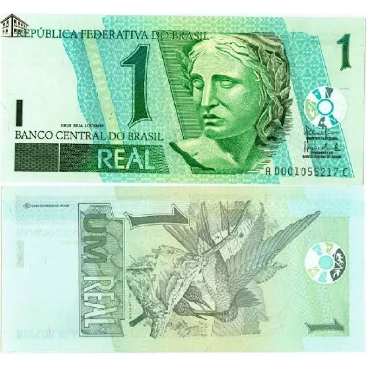 Cédula de 1 Real 2003 | Produto Vintage e Retro Usado 81937907 | enjoei