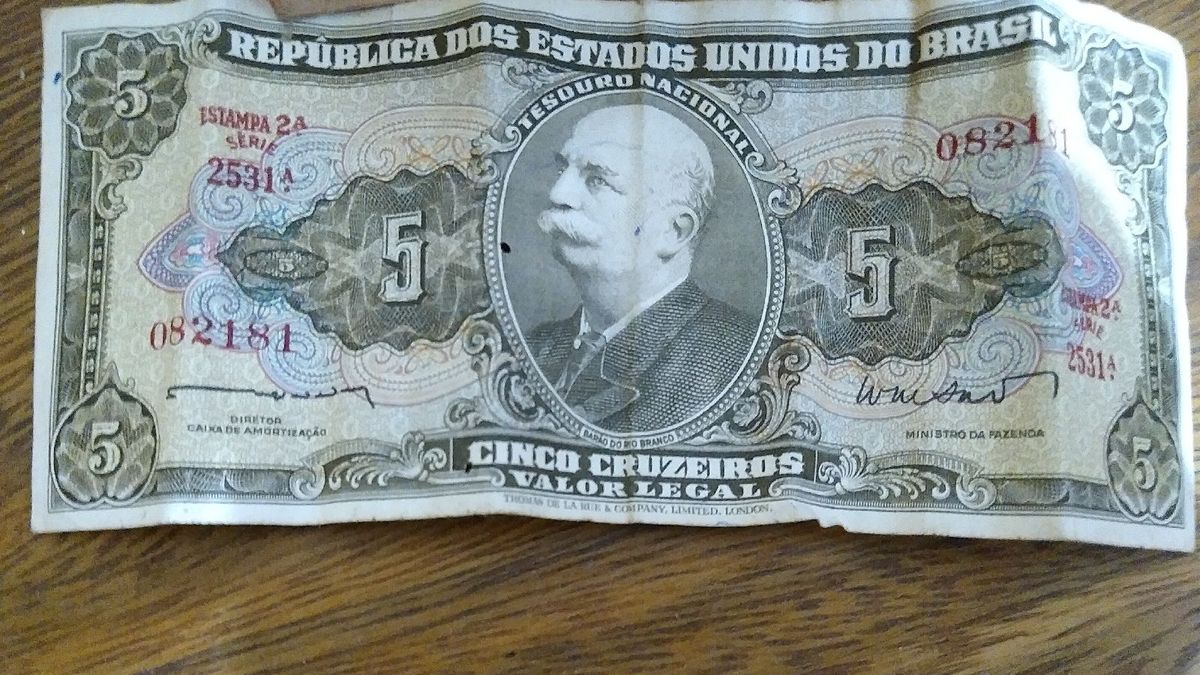 Cédulas Antigas | Produto Vintage e Retro Cédulas Usado 77807019 | enjoei