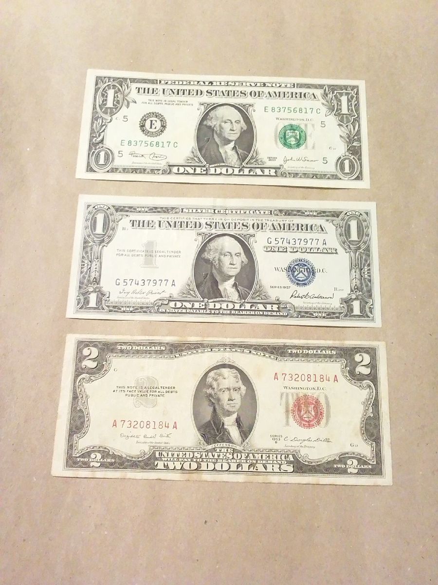 Cédulas de Dólar Antigo | Produto Vintage e Retro Dólar Usado 107069184 ...