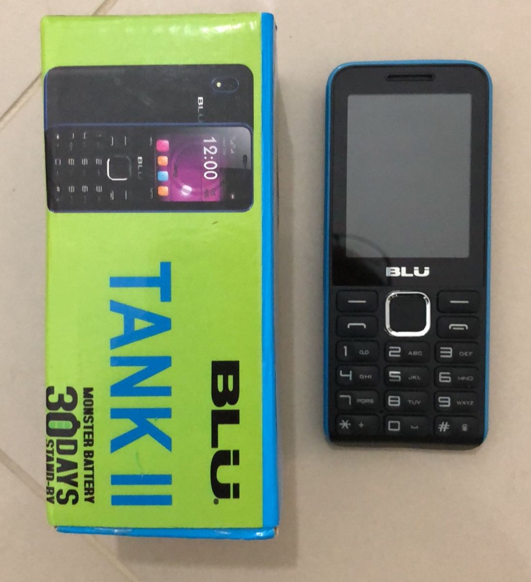 Celular Blu Tank Ii Preto Azul | Produto Masculino Blu Usado 41887661 ...