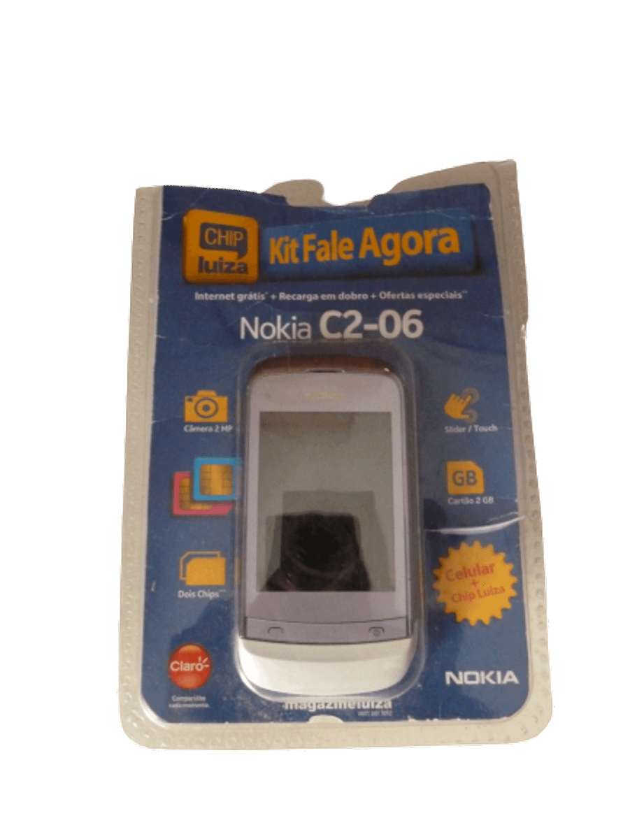 Celular Dual Chip Nokia C2-06 Lilás - Câmera 2mp Mp3 Player Bluetooth Cartão 2gb | Celular Nokia ...