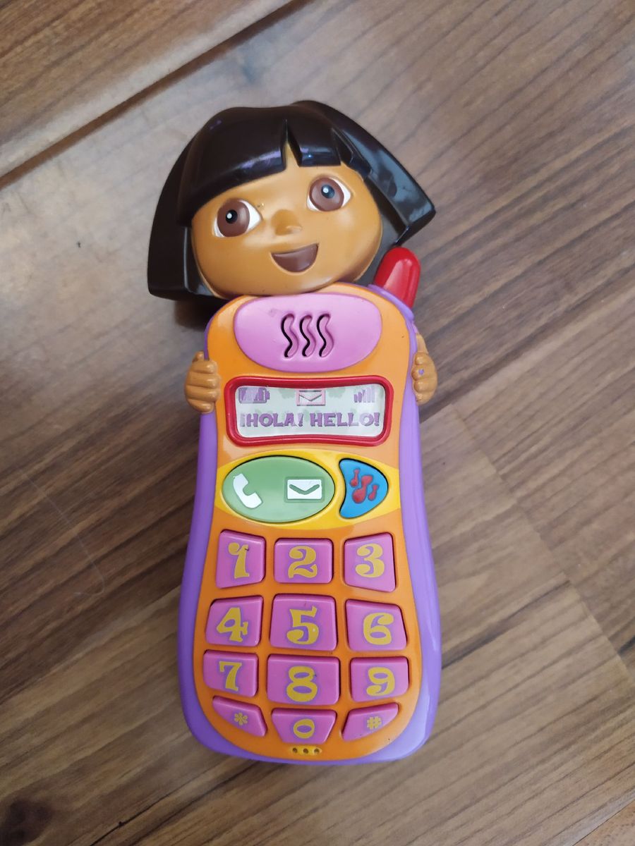 Celular Fisher Price Dora Aventureira | Brinquedo Fisher Price Usado ...