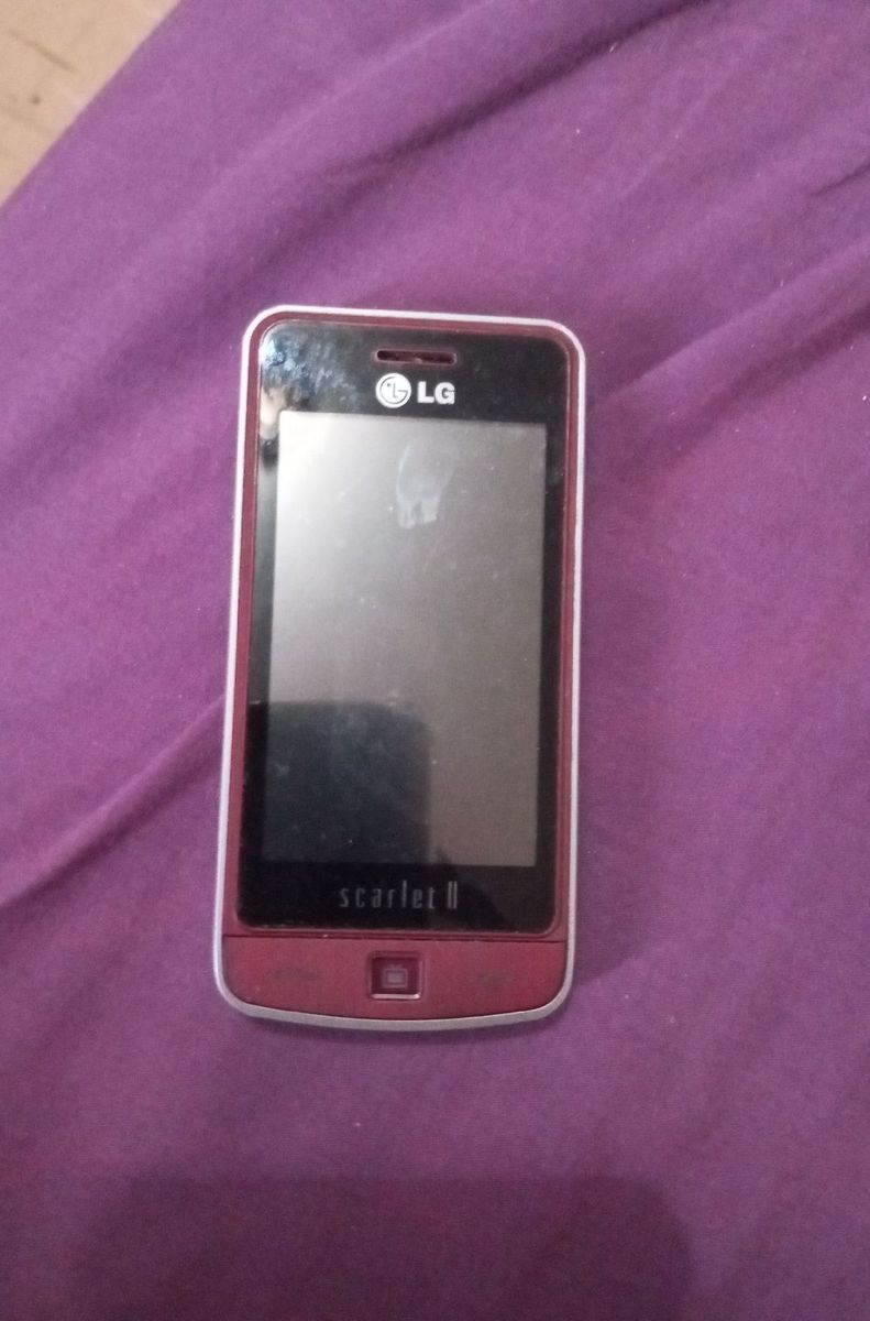 Celular Lg Scarlet para Colecionadores | Celular Lg Usado 116401834 ...