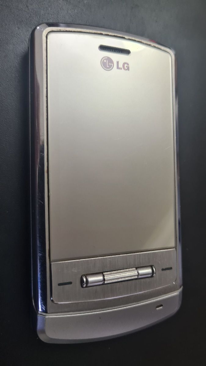 Celular Lg Shine Me970 Aço Escovado Espelhado Antigo Chip | Celular Lg ...