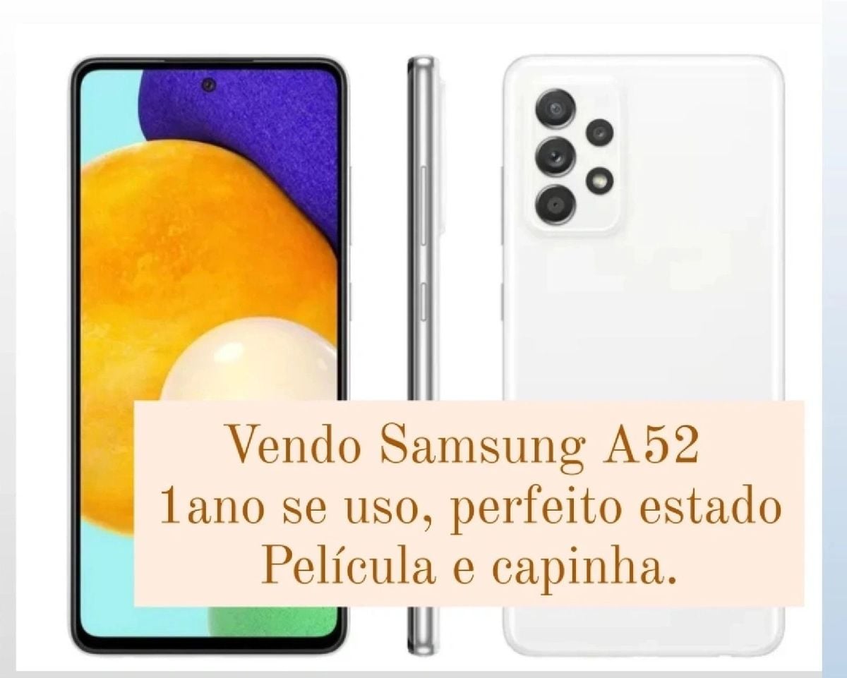 Celular Samsung A52 | Samsung Galaxy Samsung A52 Usado 74892043 | enjoei