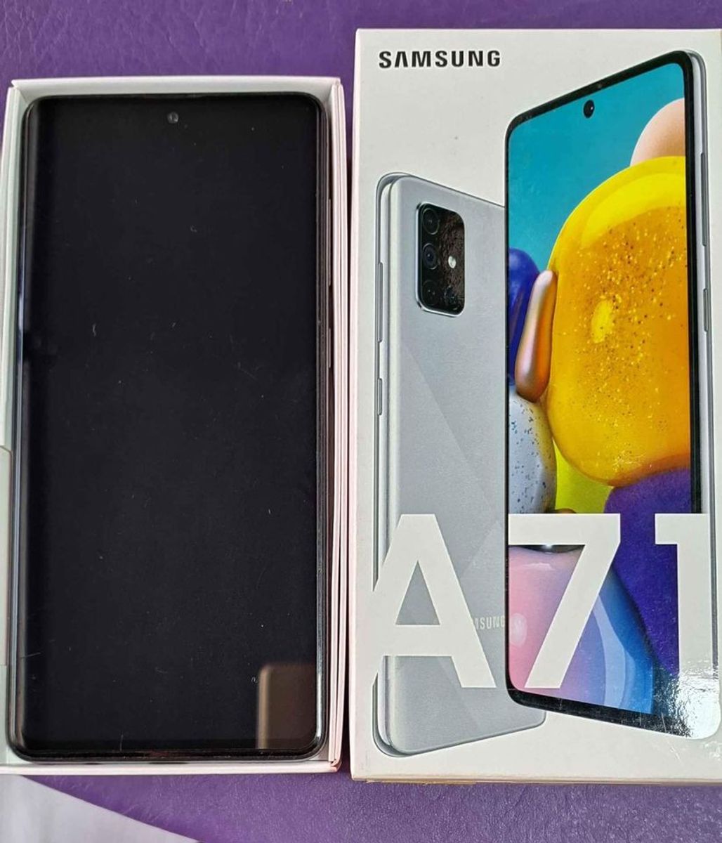 Celular Samsung A71 4g Cinza 128gb e 6gb de Ram | Samsung Galaxy ...
