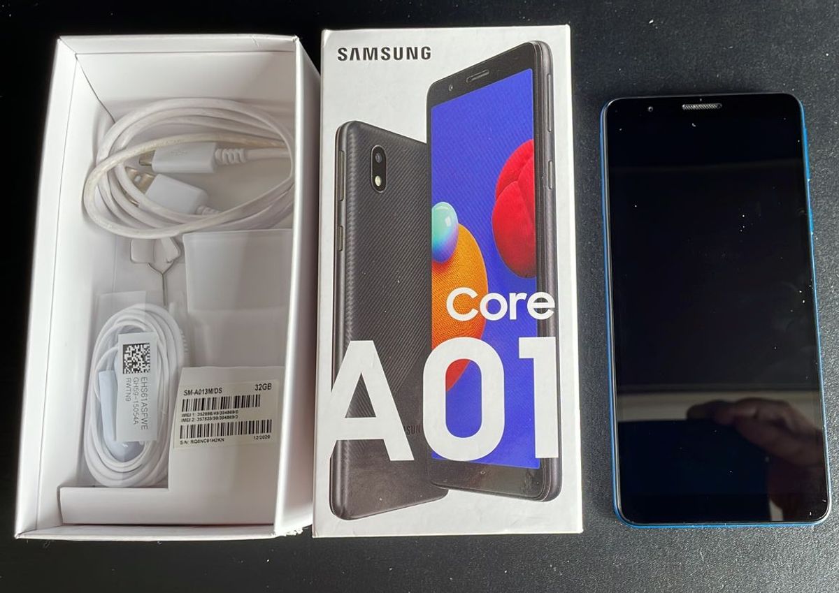 Celular Samsung Galaxy A01 Core Azul 32gb | Samsung Galaxy Samsung ...