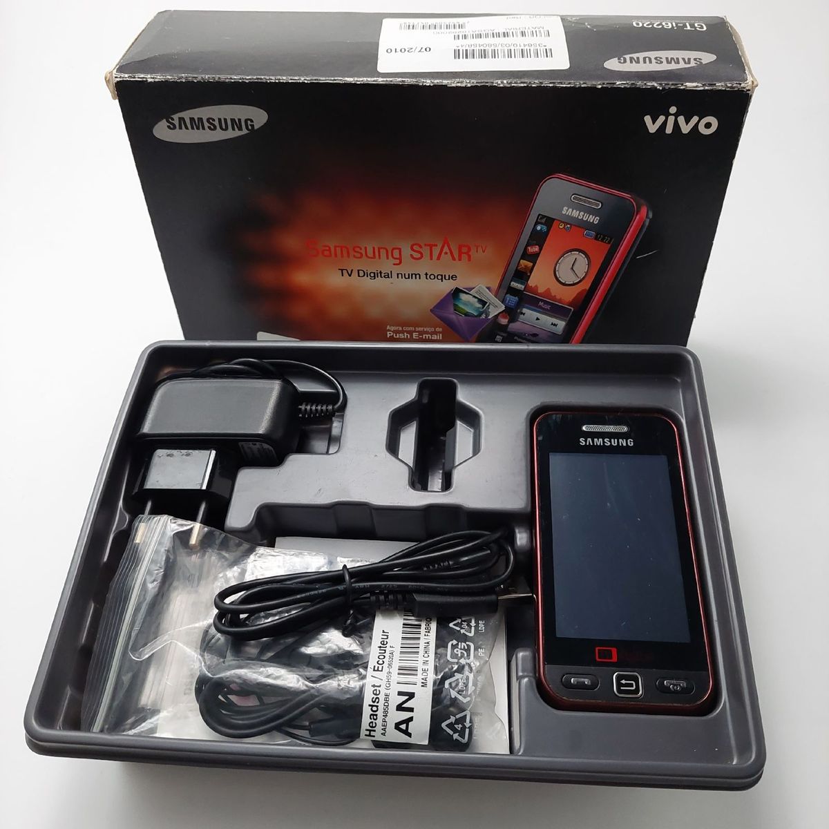 Celular Samsung Star Tv Completo e Funcionando | Celular Samsung Usado ...