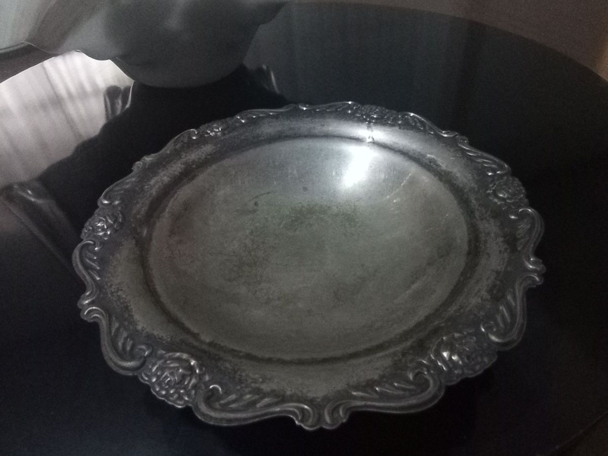 Centro de Mesa Ou Fruteira Banho a Prata | Móvel de Antiquário Eberle ...