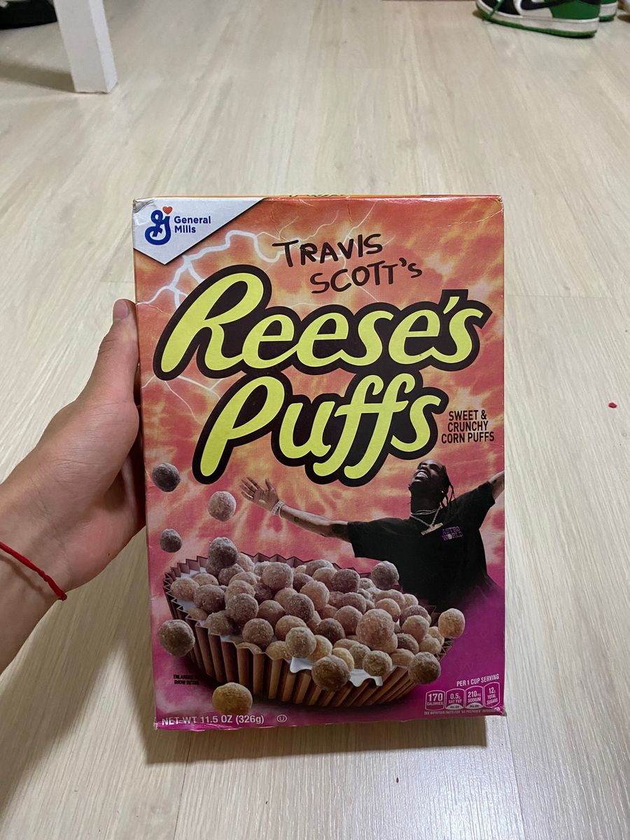 Cereal Reeses Puffs Travis Scott | Móvel p/ Casa Reeses Nunca Usado ...