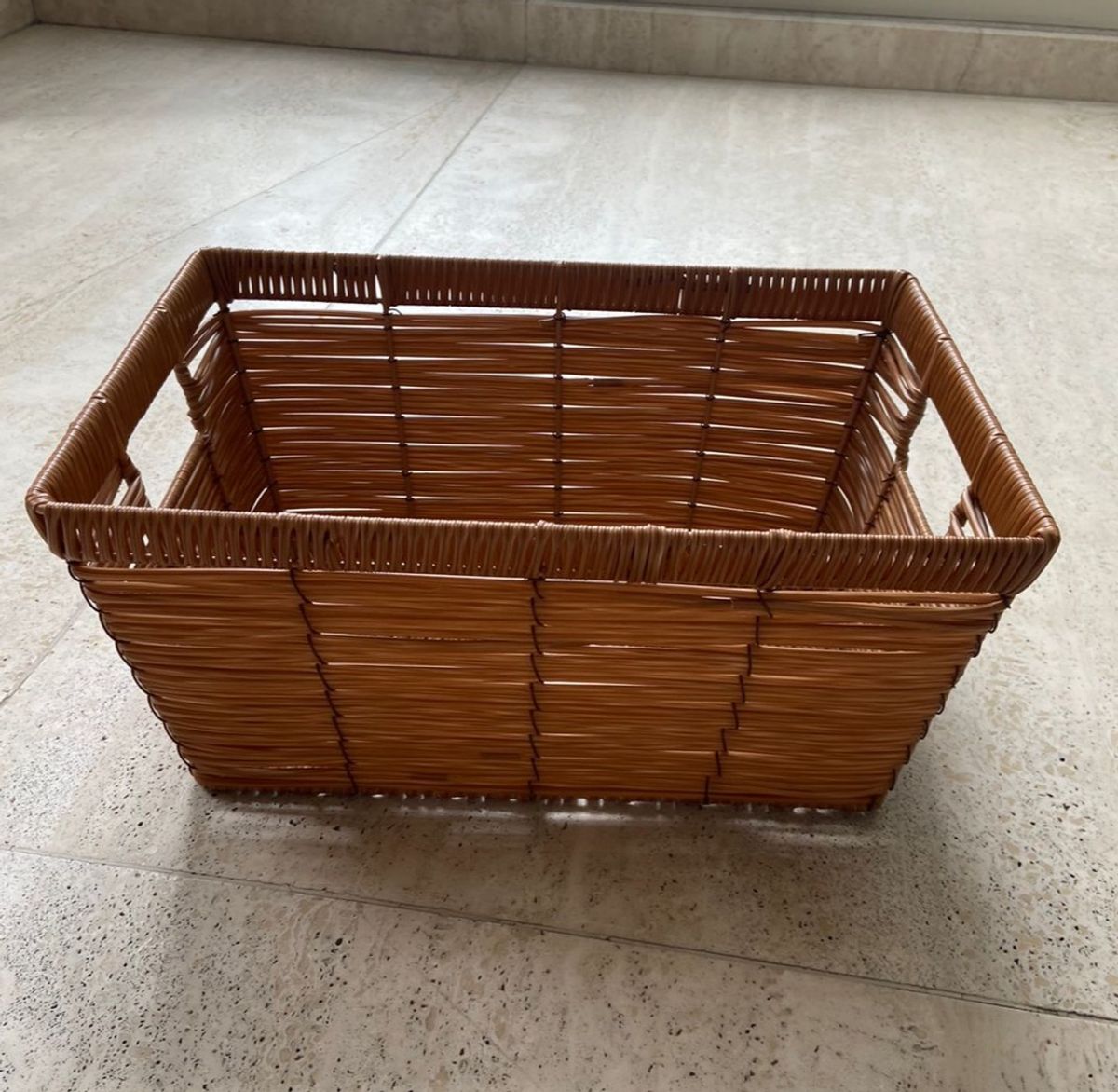 Cesto Vime | Item de Decoração Usado 74833255 | enjoei