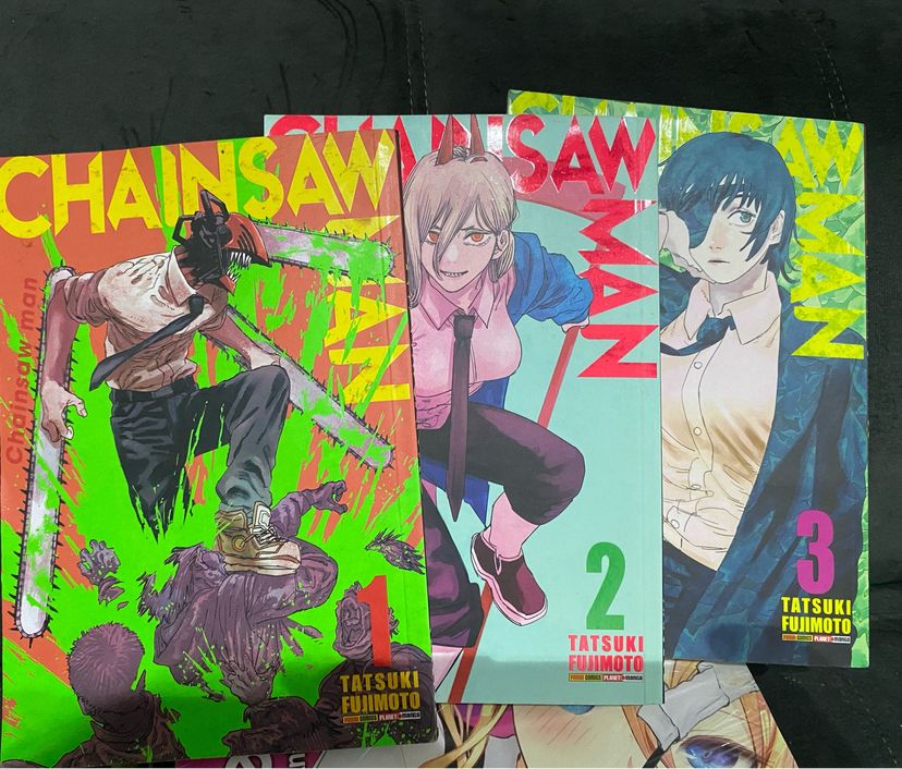 Chainsaw Man Vol 1, 2 e 3. | Livro Panini Usado 97450955 | enjoei