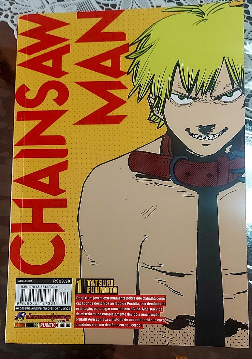 Chainsaw Volume 1 de Tatsuki Fujimoto | Livro Planet Manga Usado ...