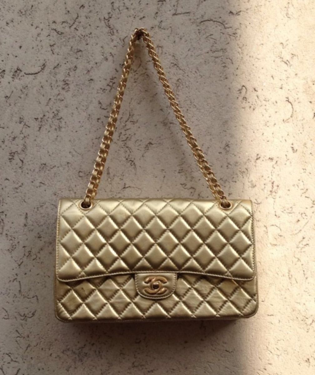 Chanel "de Ouro " | Bolsa de Ombro Feminina Chanel Usado 19418932 | enjoei