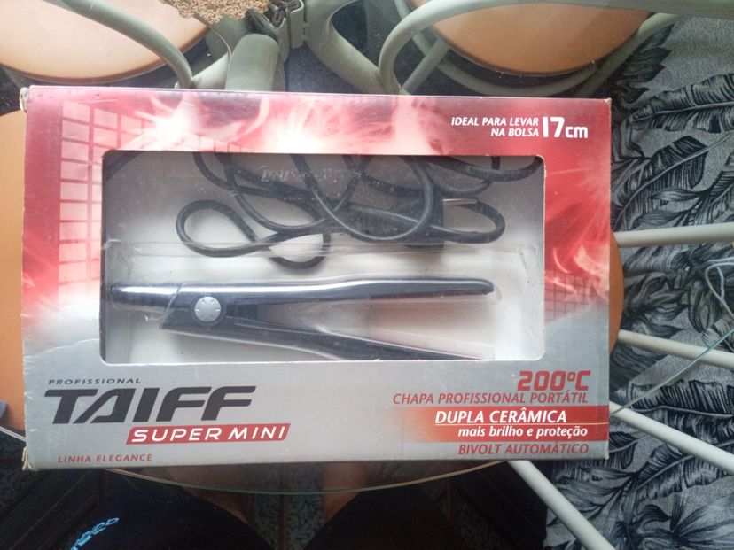 Chapa Super Mini 200ºc Taiff | Produto p/ Cabelos Feminino Taiff Usado ...