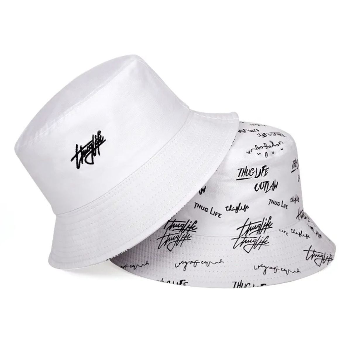 Chapéu Bucket Praia Thug Life Frente e Verso | Chapéu Masculino Thug ...