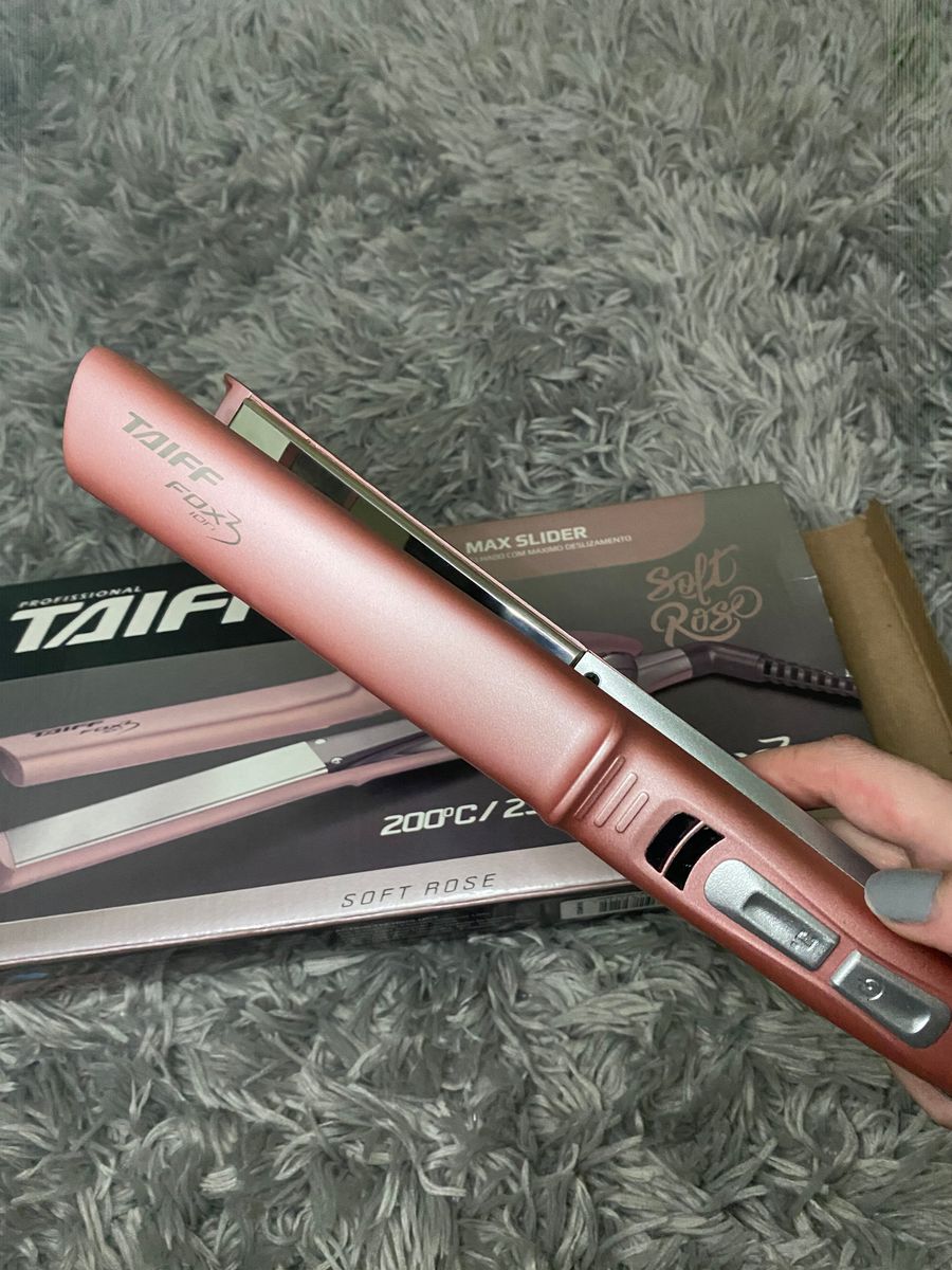 Chapinha/prancha - Max Slider Fox 3 Ion - Rose Gold | Produto p ...