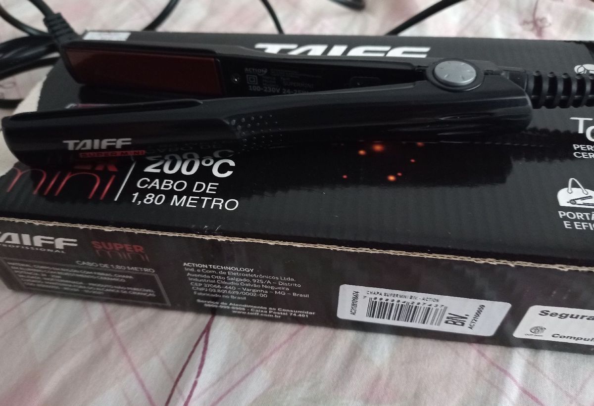 Chapinha Super Mini Taiff Nova | Produto p/ Cabelos Feminino Taiff ...