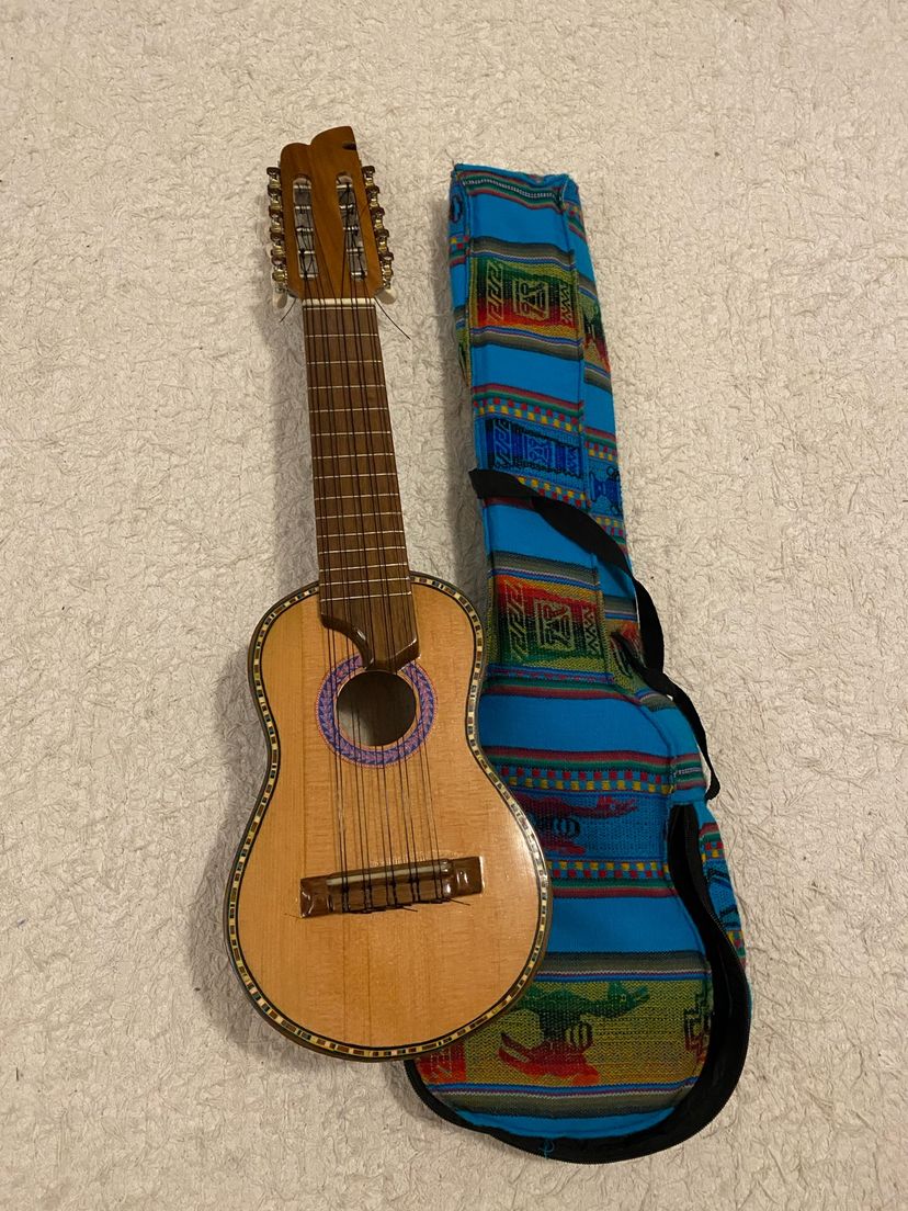 Charango Peruano Andino com Case | Item de Música Artesanal Nunca Usado ...