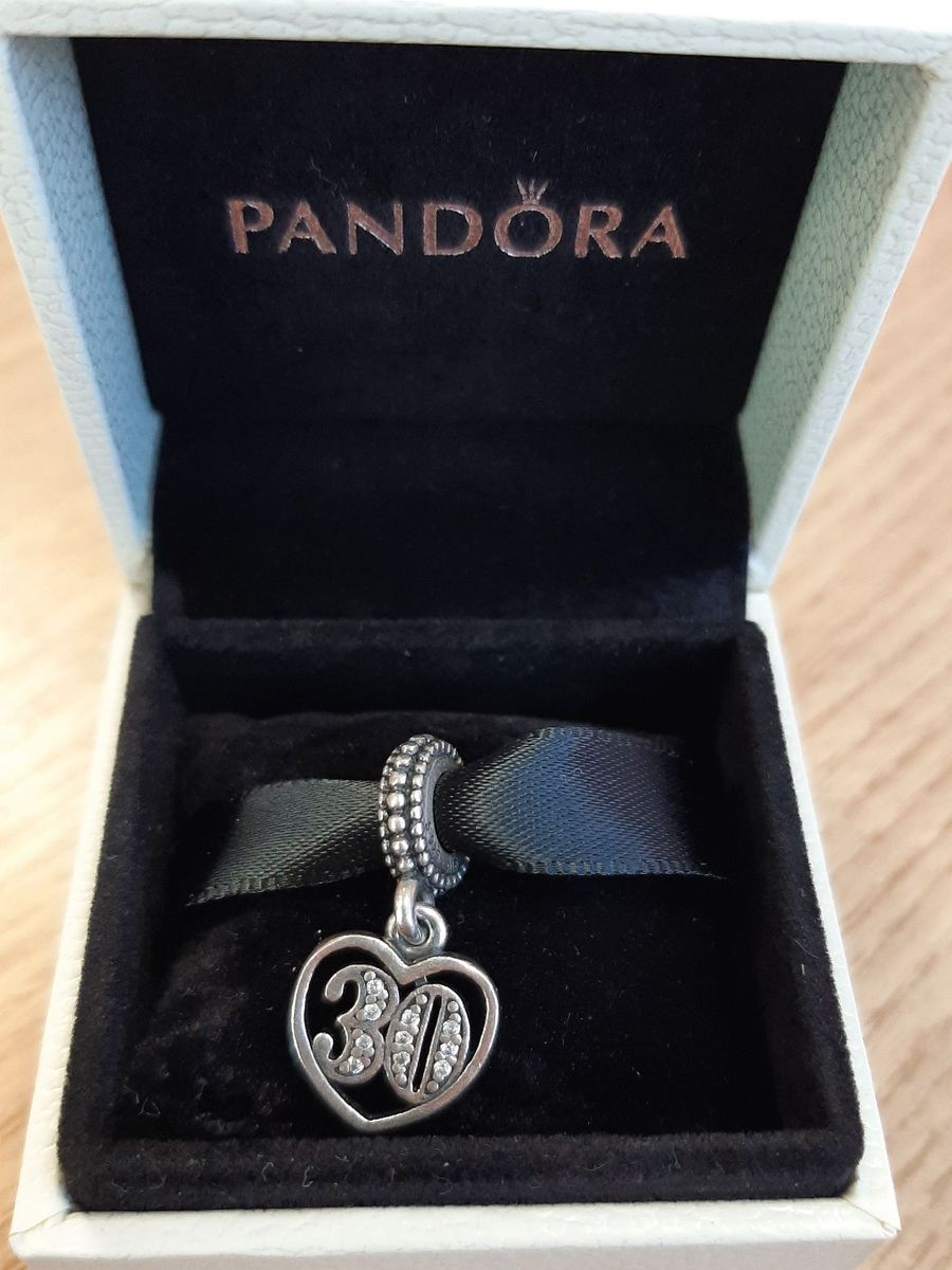 Charm 30 Anos Pandora | Jóia Feminina Pandora Usado 75120932 | enjoei