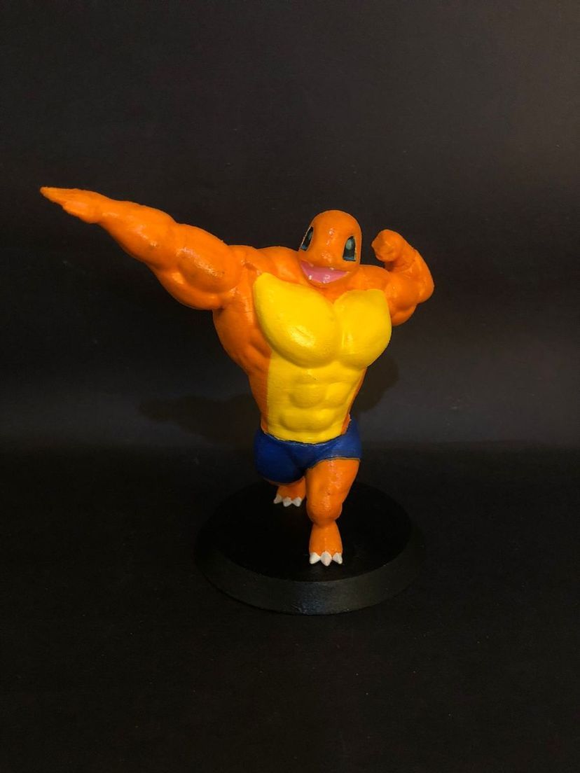 Charmander Pokémon Maromba Bombado | Brinquedo 3d Billa Nunca Usado ...