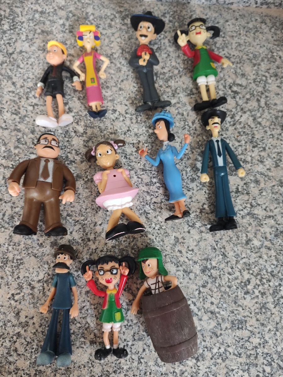 Chaves Miniaturas Dos Personagens | Brinquedo Chaves Miniaturas Nunca ...