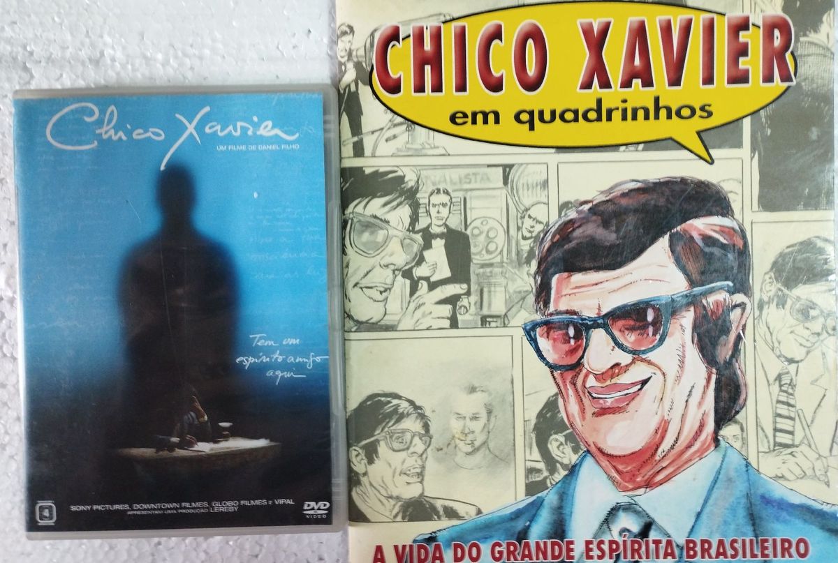 Chico Xavier em Quadrinhos + Dvd. | Livro Ediouro/ Sony. Nunca Usado ...