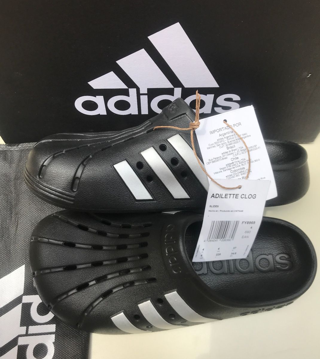 Chinelo/crocs Adidas Adilette - 36/37 - Novo - Original - Barato ...