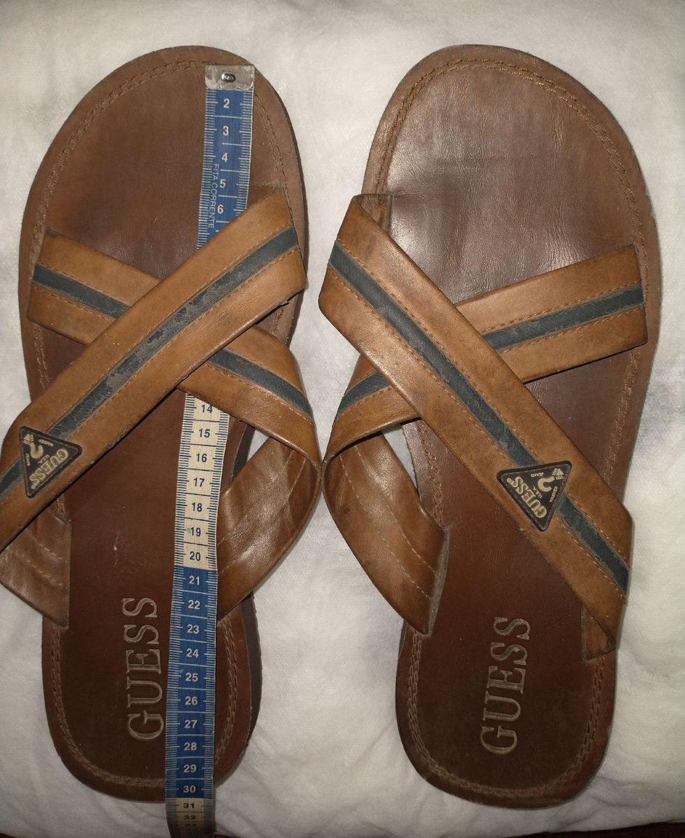 Chinelo Guess. .u.s.a. | Sandália Masculina Guess U.S.A. Usado 70512877 ...