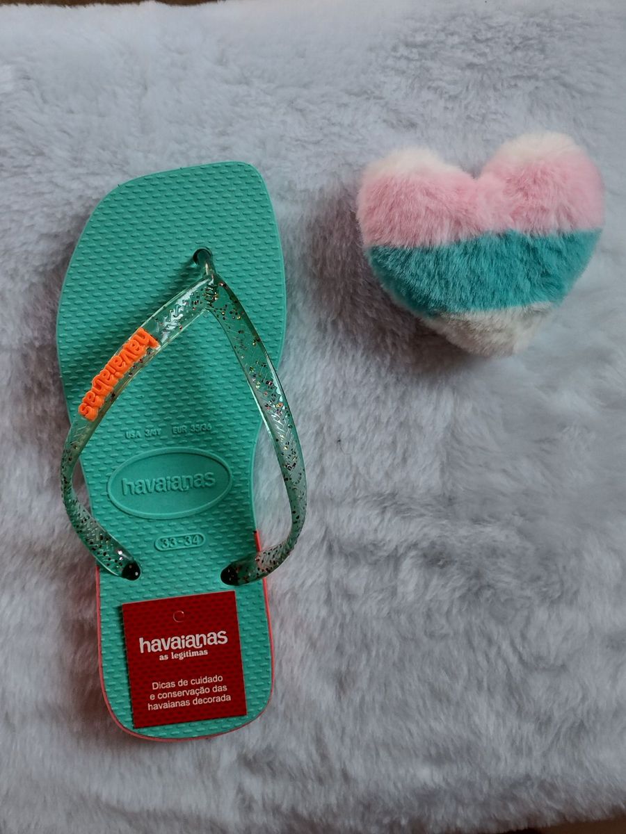 Chinelo Havaianas 35/36 | Rasteira Feminina Havaianas Nunca Usado ...