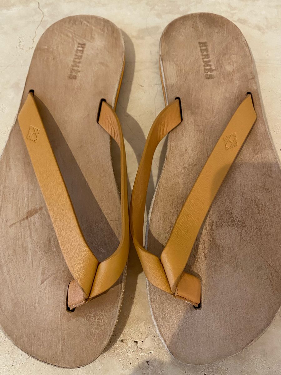 Chinelo Hermes - Original | Rasteira Feminina Hermes Usado 62542414 ...