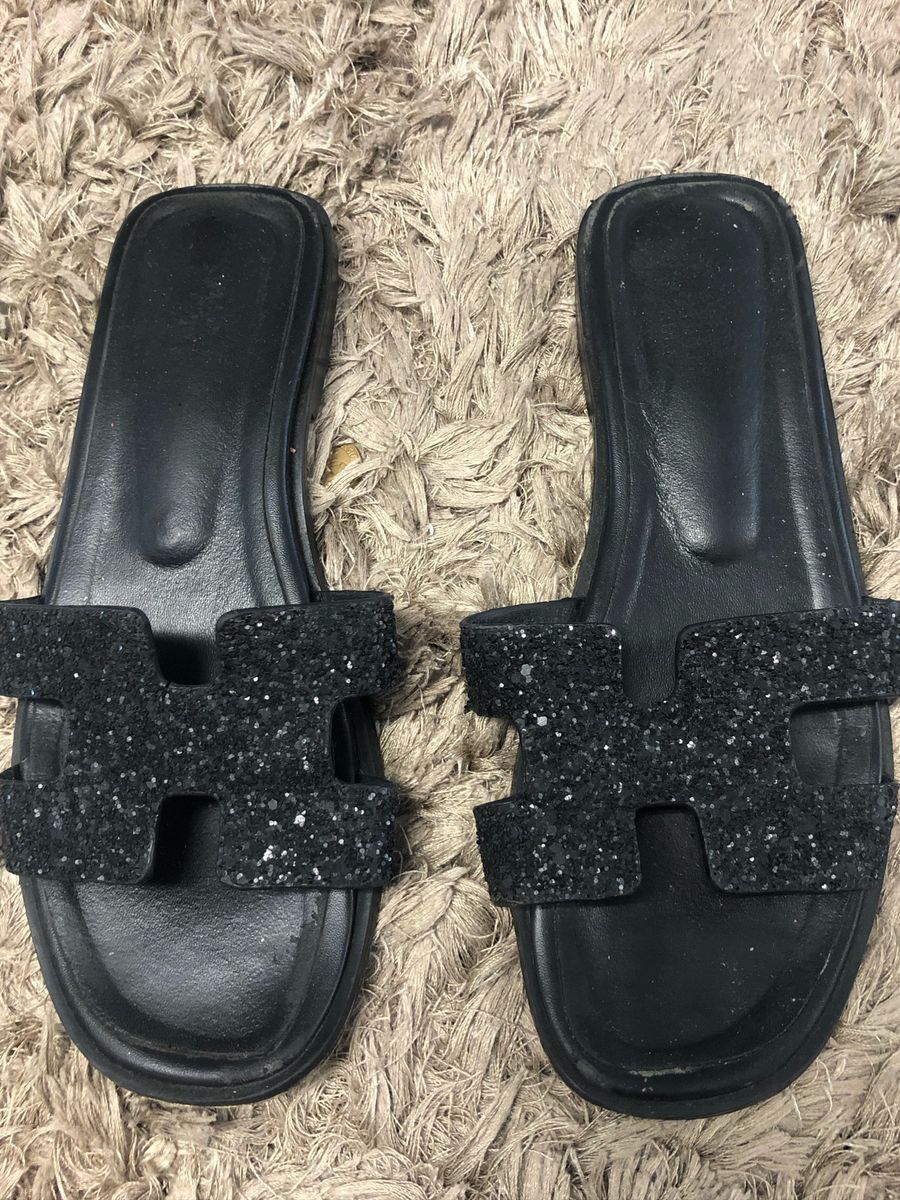 Chinelo Hermes | Rasteira Feminina Hermes Usado 36149041 | enjoei