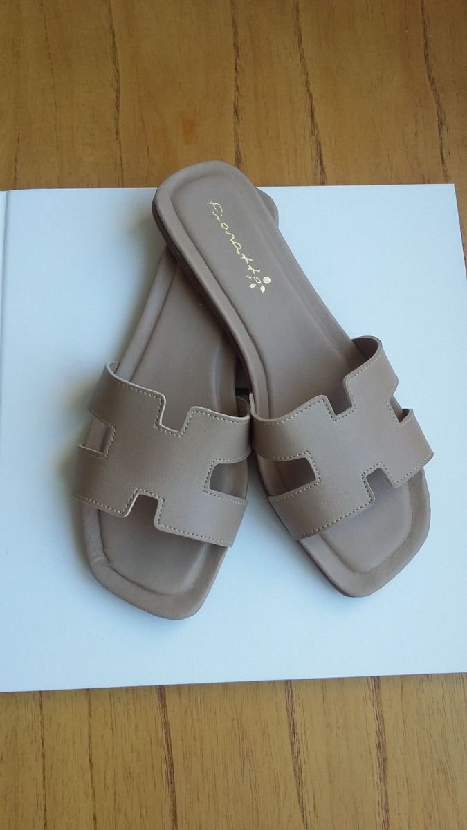 Chinelo Inspirid Hermes | Sandália Feminina Fioratto Nunca Usado ...