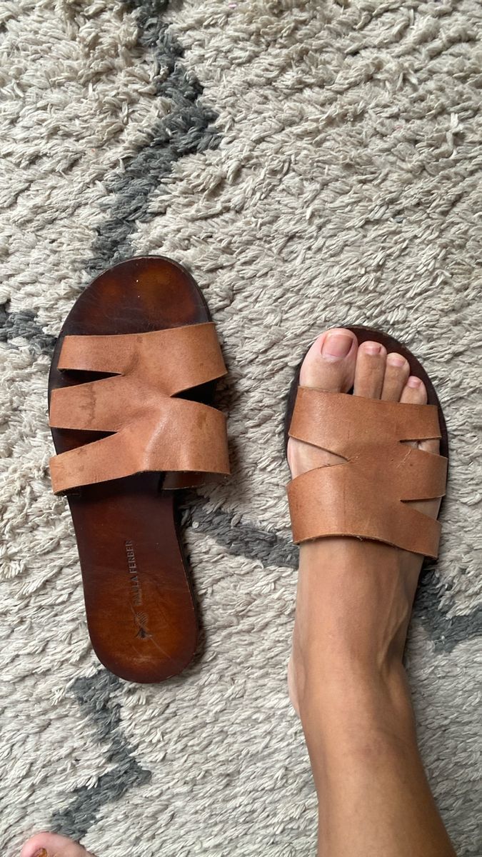 Chinelo Paula Ferber | Rasteira Feminina Paula Ferber Usado 100429771 ...