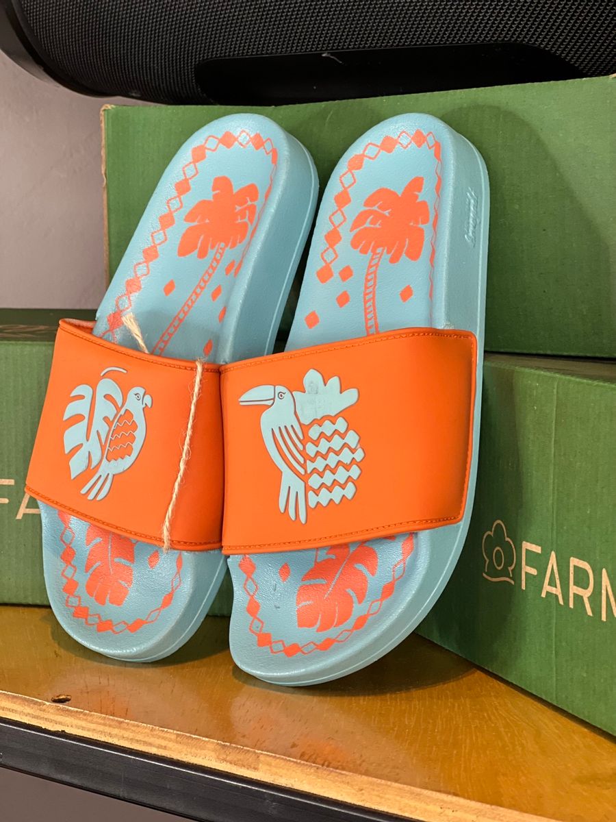 Chinelo Praiana Farm | Rasteira Feminina Farm Nunca Usado 101455418 ...