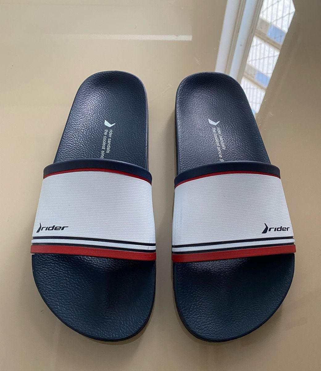 Chinelo Raider Slide Novinho | Sandália Masculina Rider Nunca Usado ...