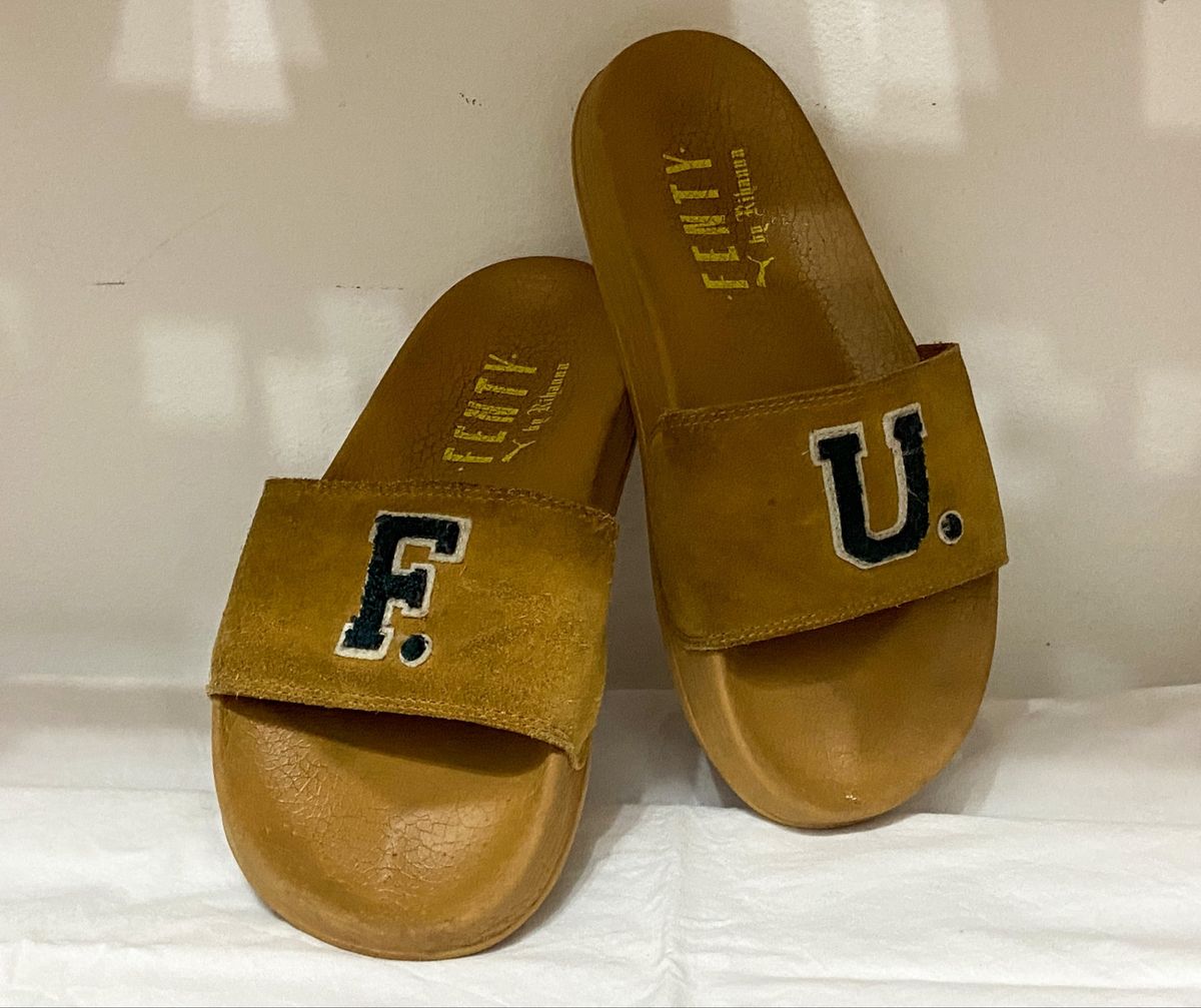 Chinelo Slider Puma By Rihanna Fenty | Sandália Feminina Puma Usado ...