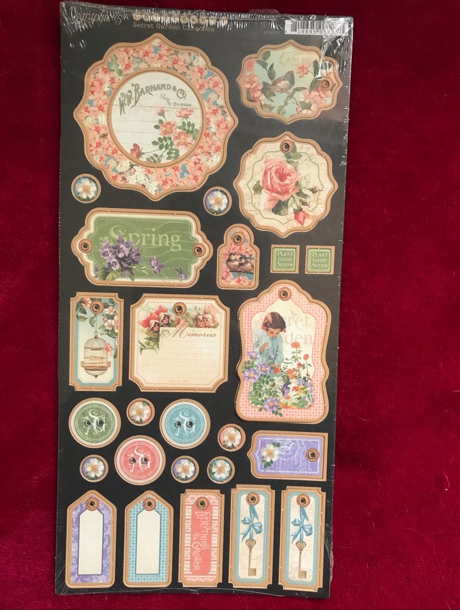 Chipboard Graphic 45 | Item de Papelaria Graphic 45 Nunca Usado ...