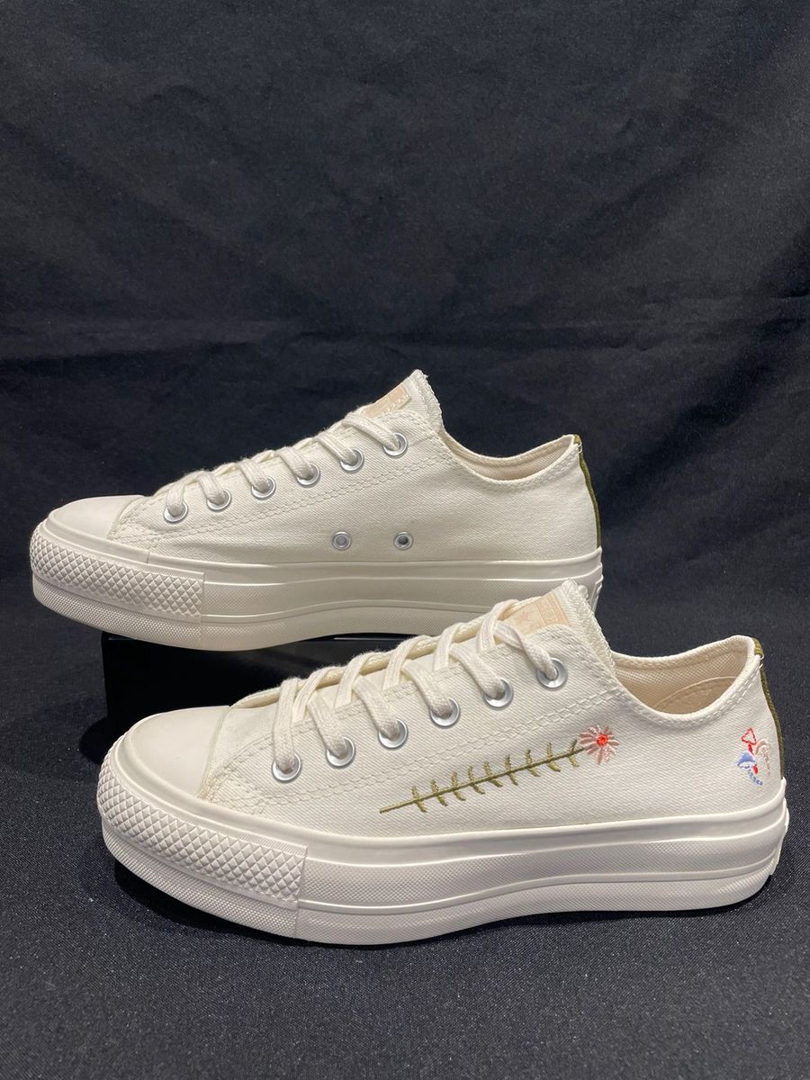 Chuck Taylor All Star Lift Fairy Goddess Branco Ct25550001 * Mostruário ...