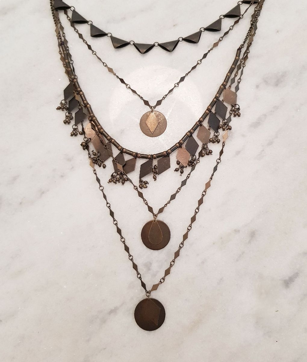 Cinco Colares Dress To | Bijuteria Feminina Dress To Nunca Usado 33517864 | enjoei