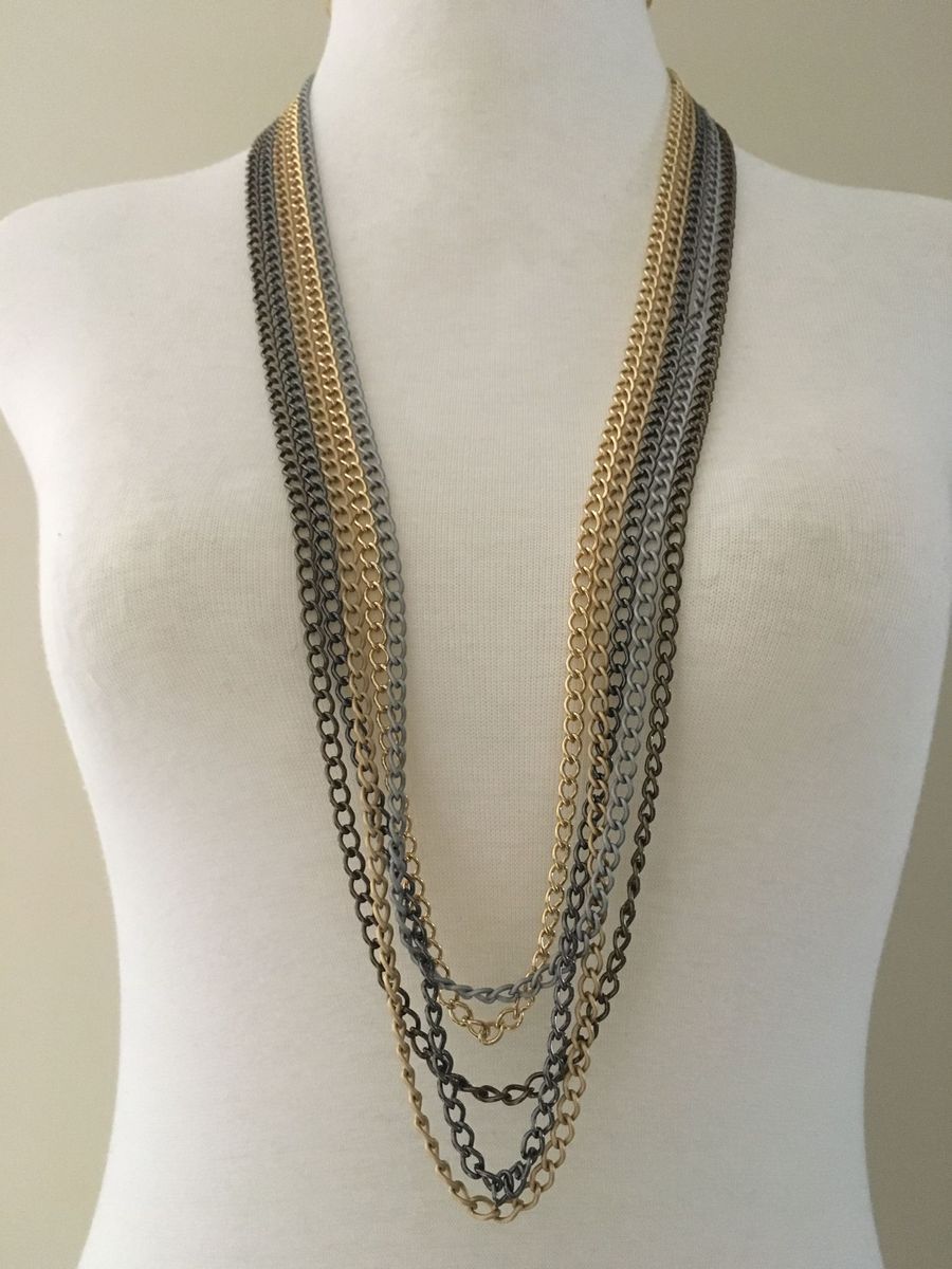 Cinco Colares | Bijuteria Feminina Usado 32118775 | enjoei