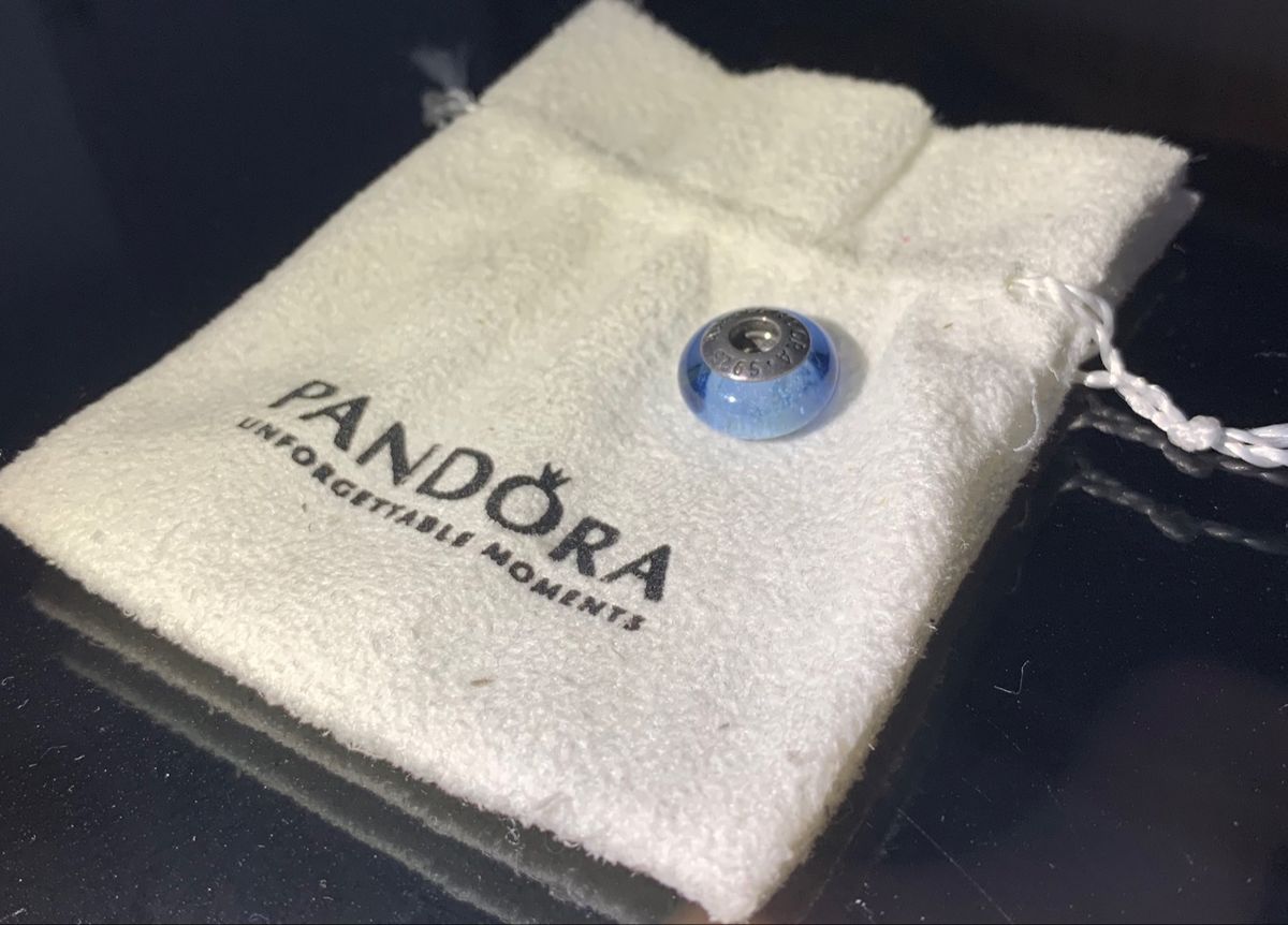 Cinderella's Signature Color Murano Glass Charm | Jóia Feminina Pandora ...
